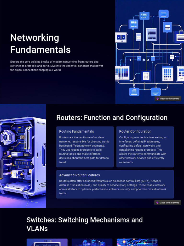 Networking Fundamentals Pdf Computer Network Router Computing