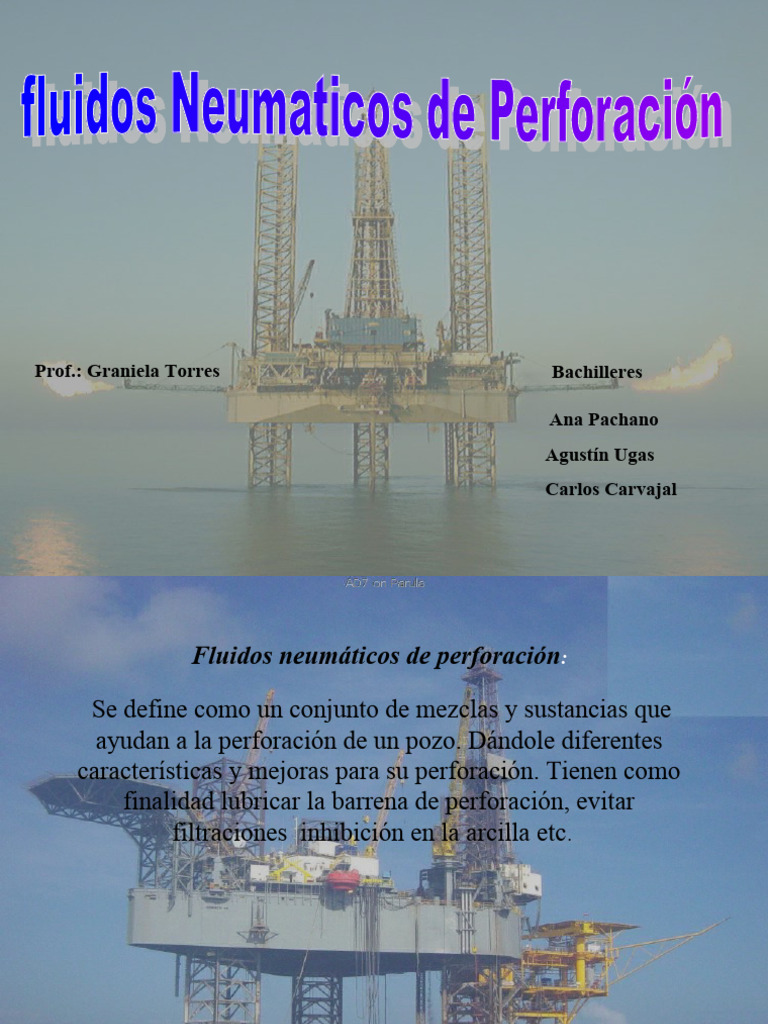 Fluidos Neumáticos en Perforación de Pozos | PDF | Perforación | Líquidos