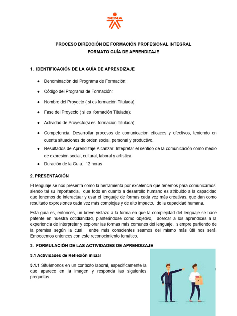Guía RAP 1..1 | PDF | Comunicación | Aprendizaje