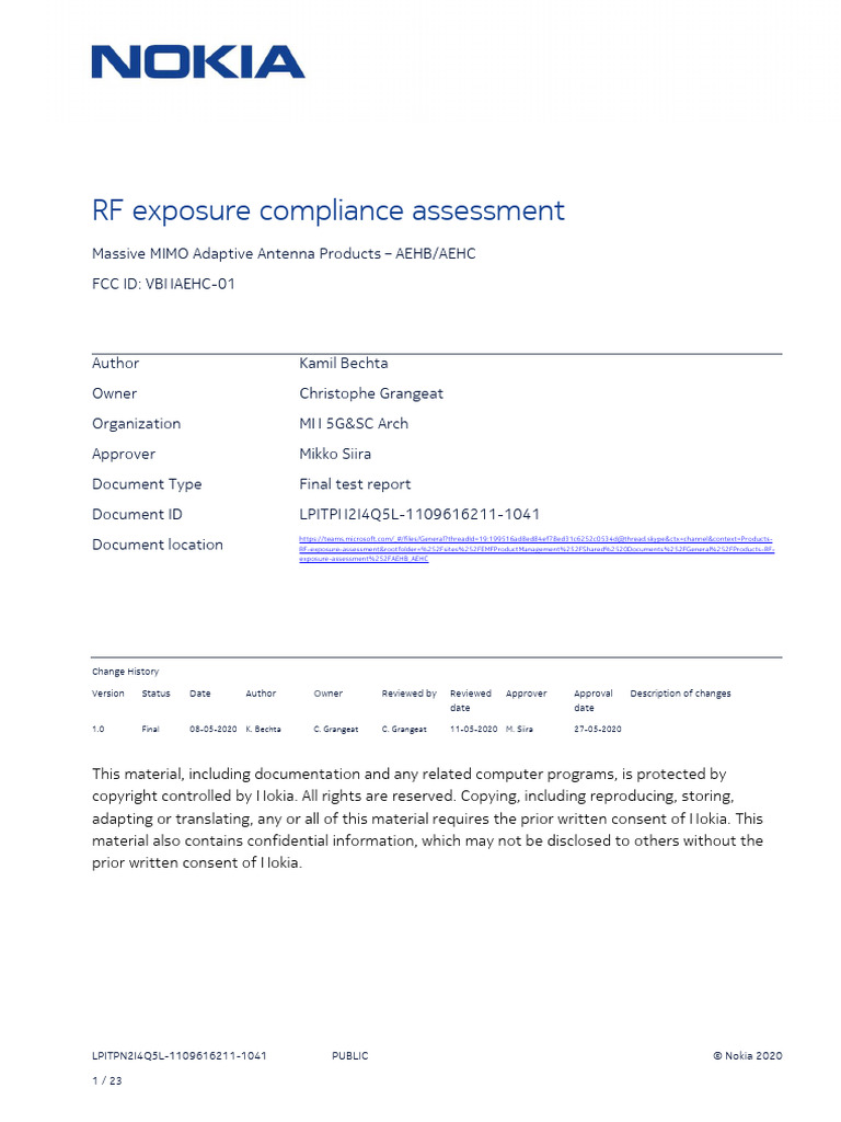 RF Exp Report 4752433 | Download Free PDF | Antenna (Radio) | Telecommunications