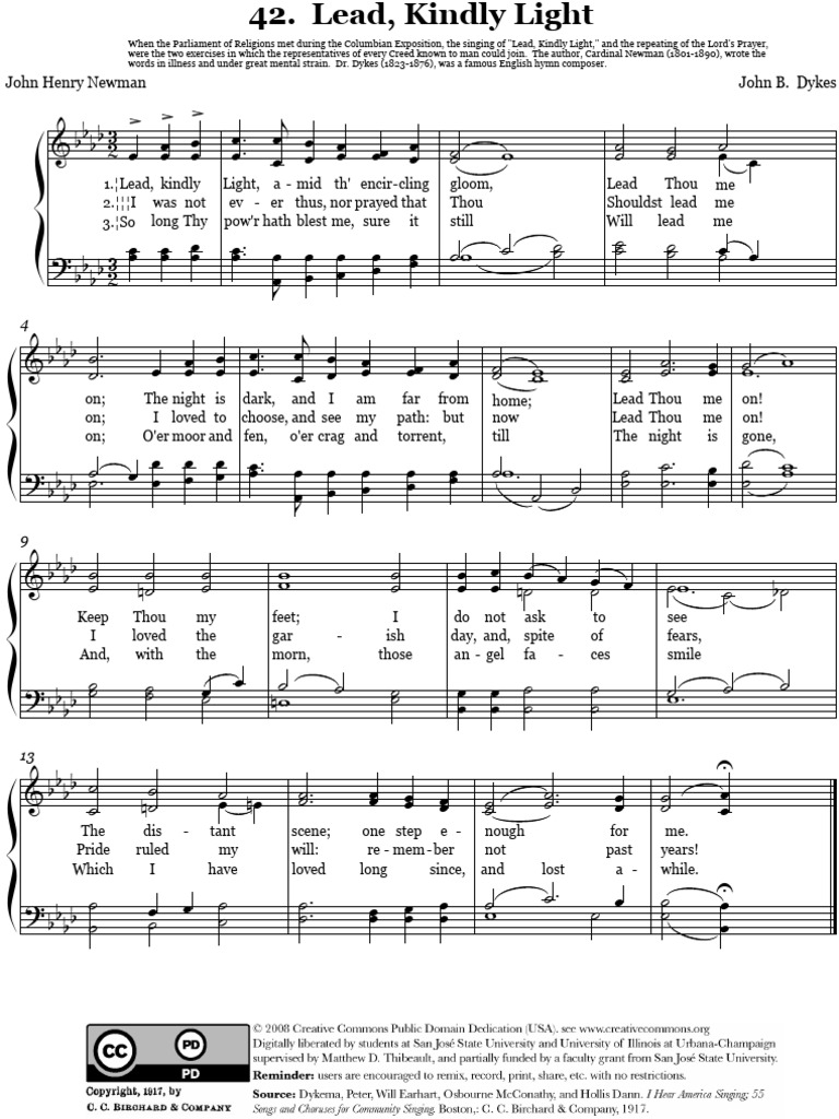 42 Lead Kindly Light | Download Free PDF | Christian Worship And Liturgy