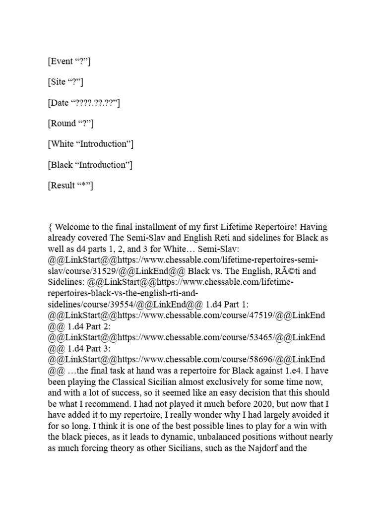 (Lifetime Repertoires) Sam Shankland - Chessable - Lifetime Repertoires ...