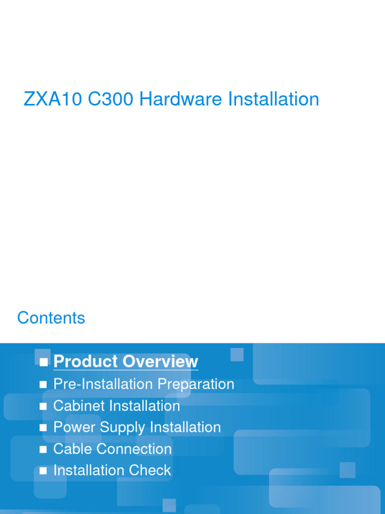 Po Hi1002 E01 1zxa10c300hardwareinstallation Pdf Direct Current