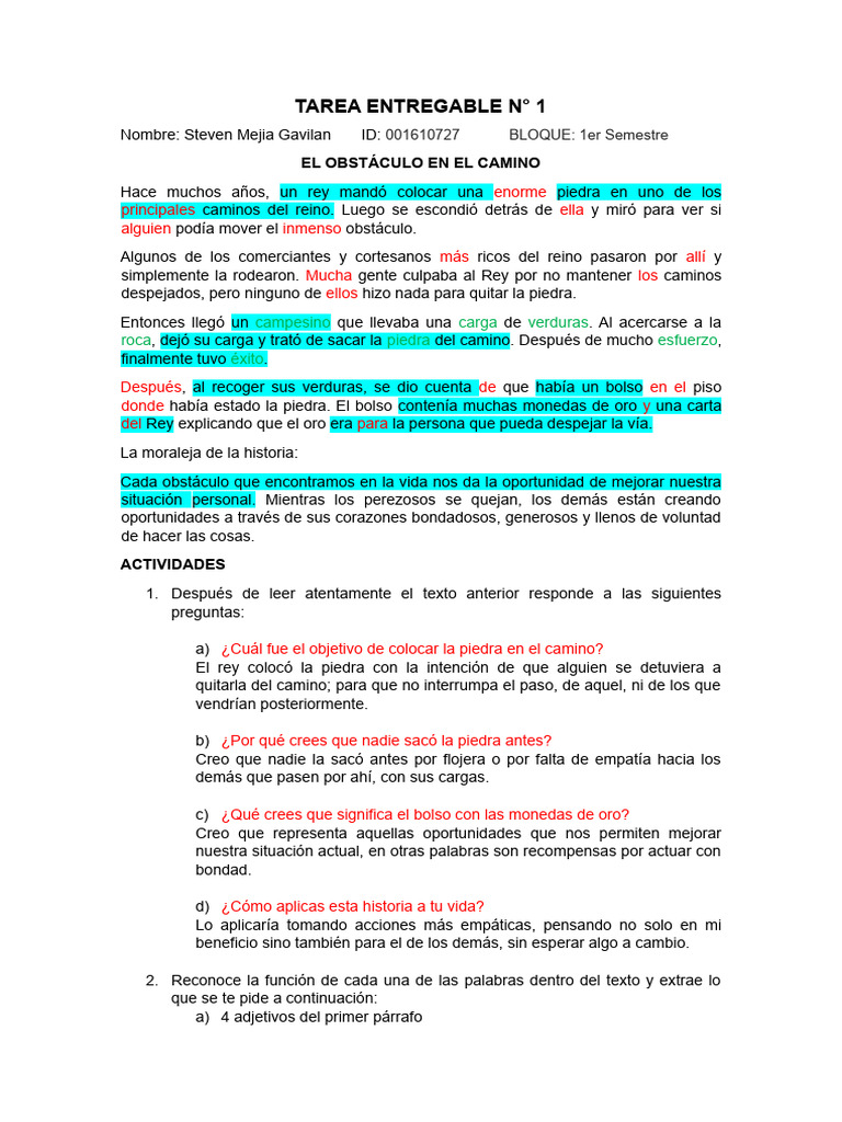 Entregable 01 Comunicación Steven MG | PDF | Lingüística