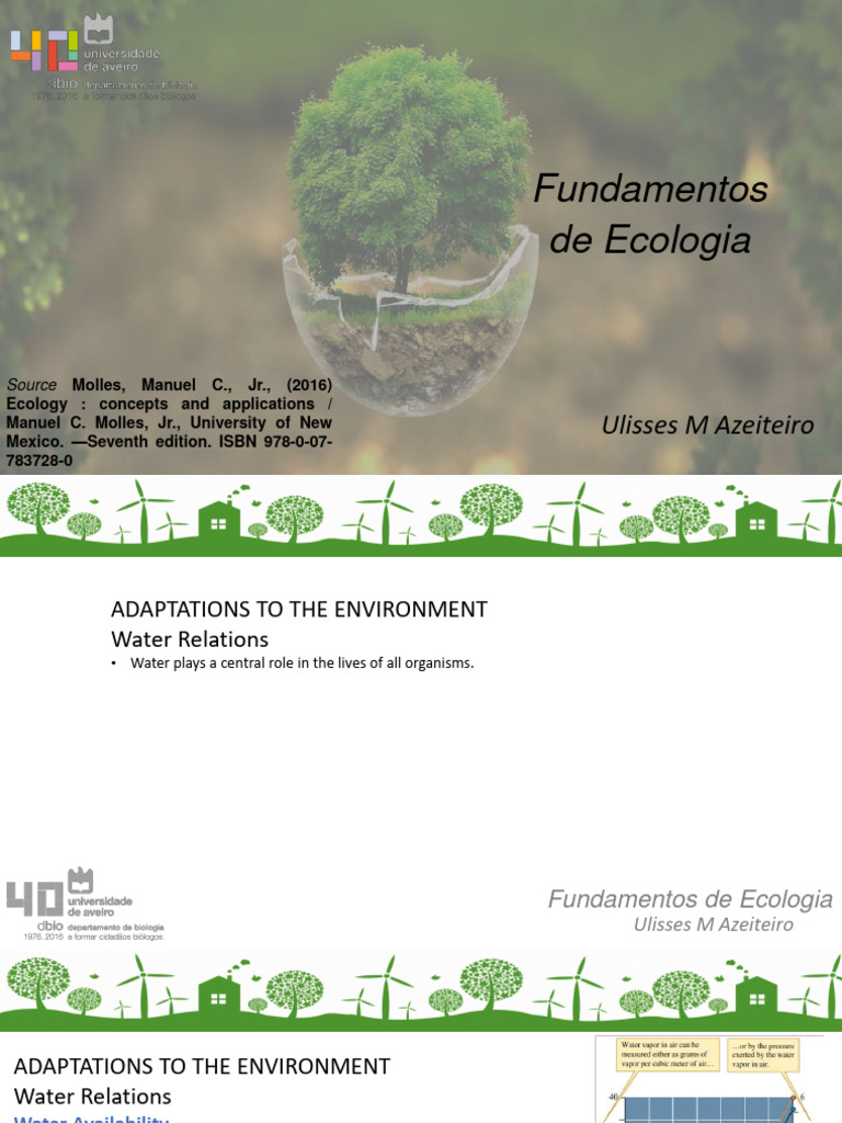 FundEcol Class#02b | PDF | Water | Seawater