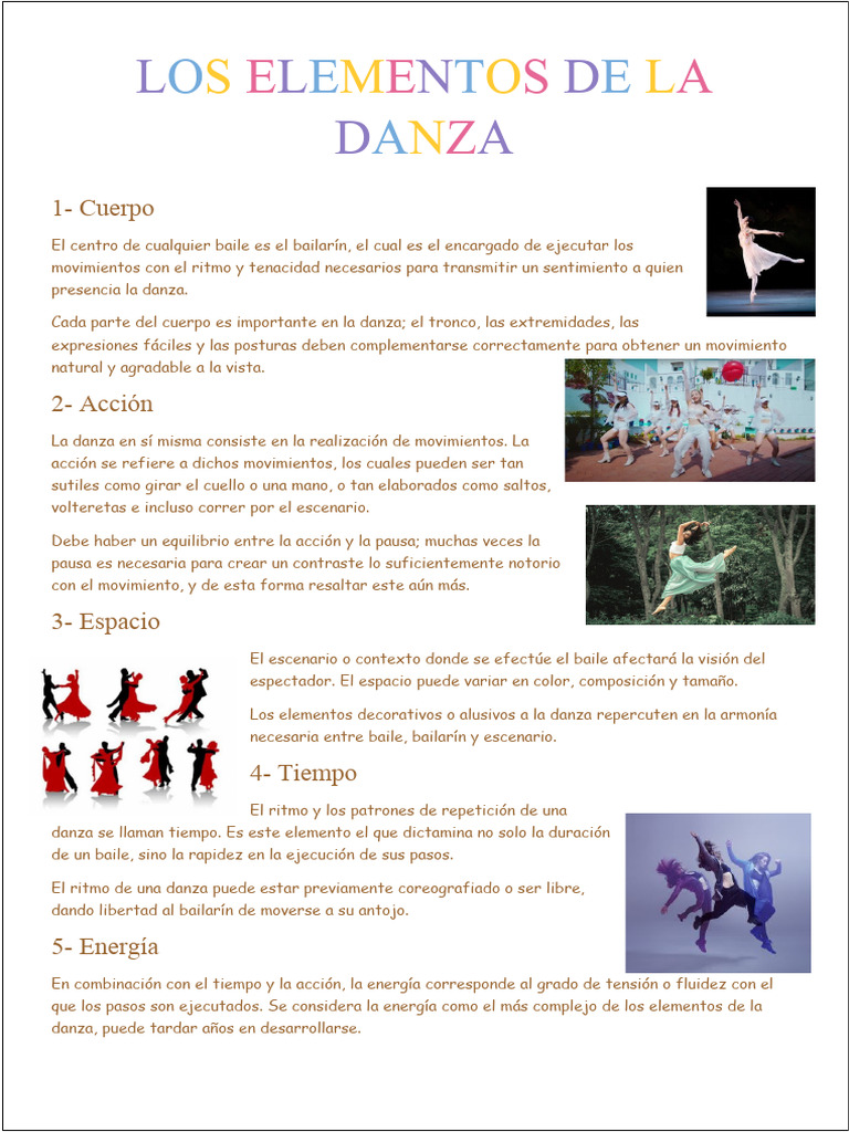 LOS ELEMENTOS DE LA DANZA | PDF