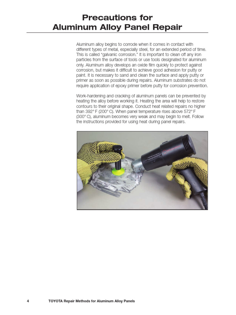 Aluminum Alloy Repair Techniques 3 | PDF