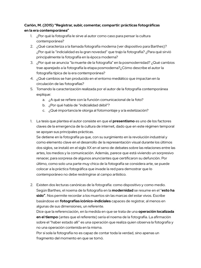 Guías de Lectura - Unidad 1 - Escenarios de La Com. | PDF | Verdad