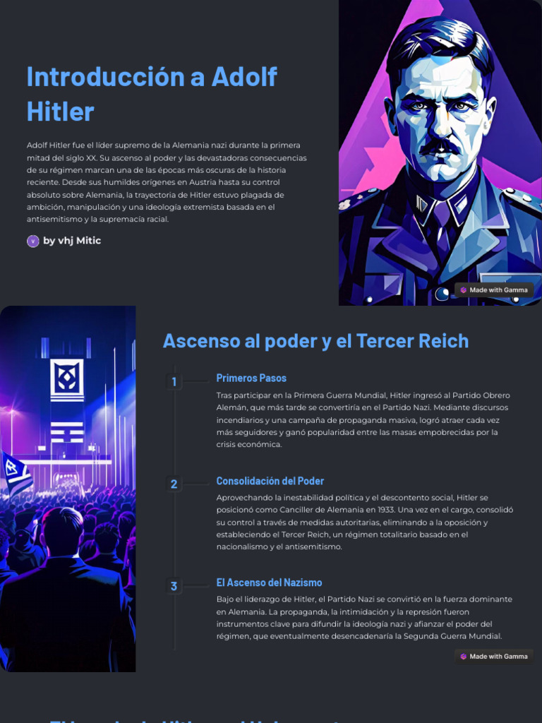 Introduccion A Adolf Hitler | PDF | Alemania nazi | Adolf Hitler