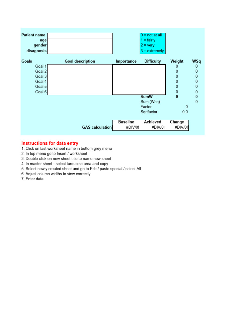 Tools Gas Calculation Sheet | PDF