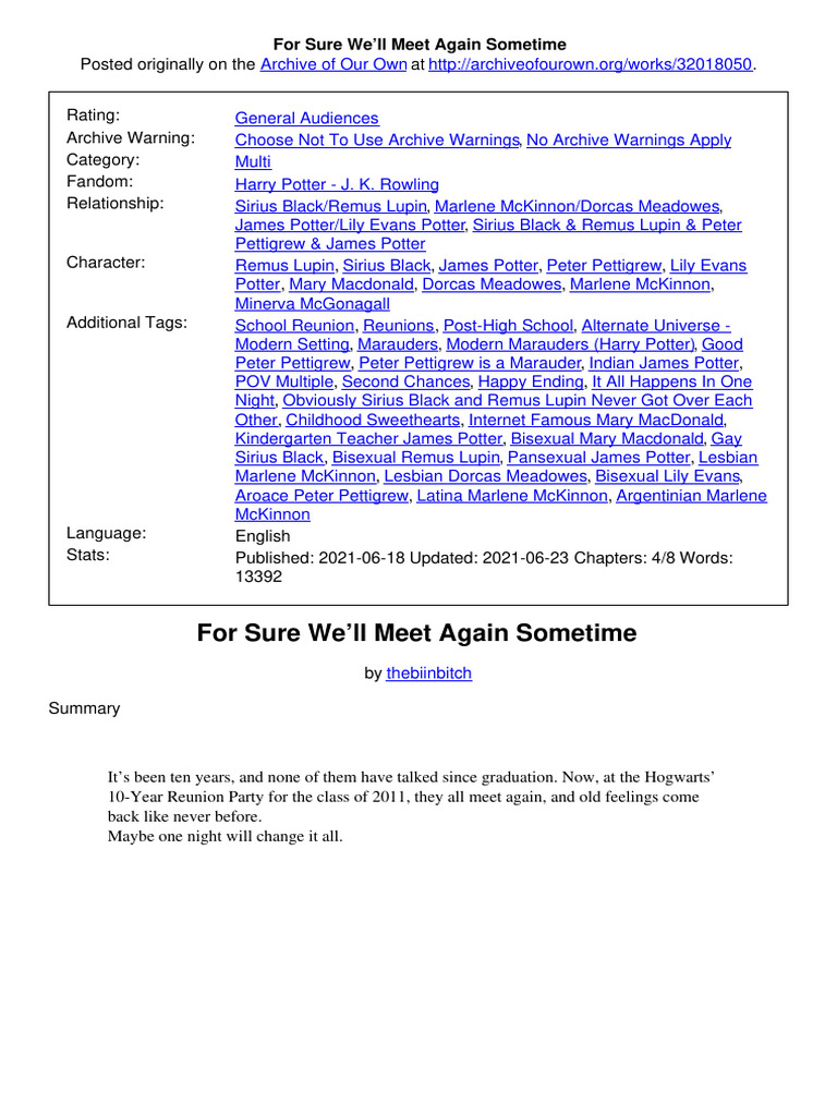 For Sure Well Meet Again | PDF | Mystery, Thriller & Crime Fiction