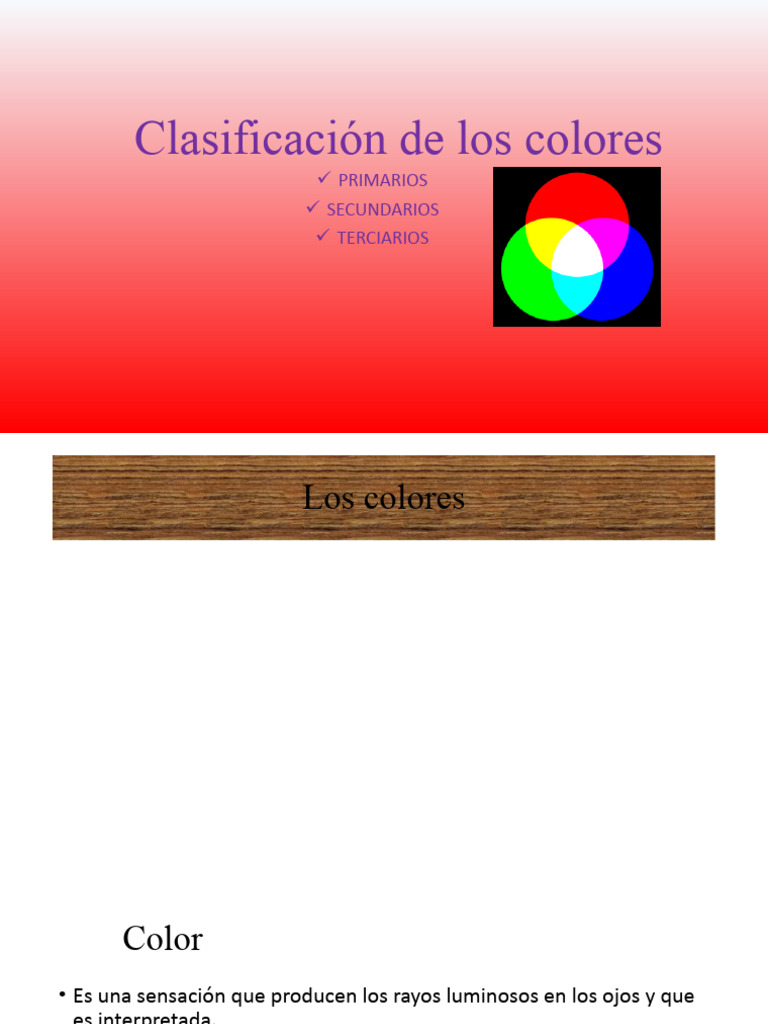 Clasificación de Los Colores | PDF | Arte