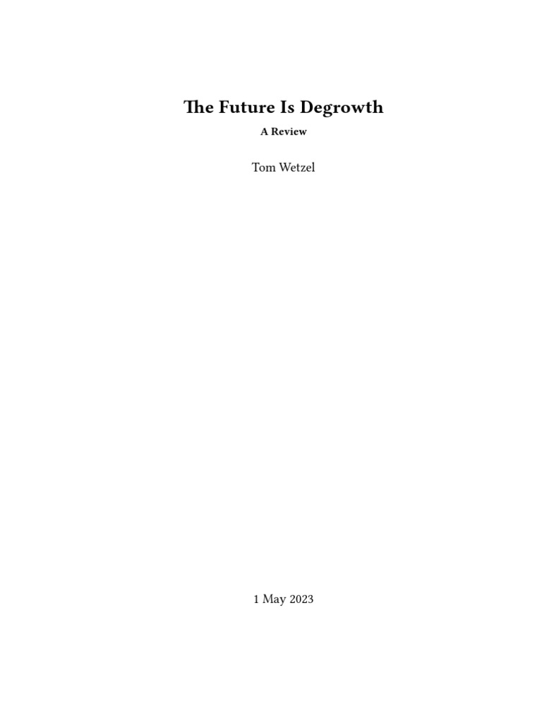 Understanding Degrowth Politics | PDF | Efficient Energy Use | Economies