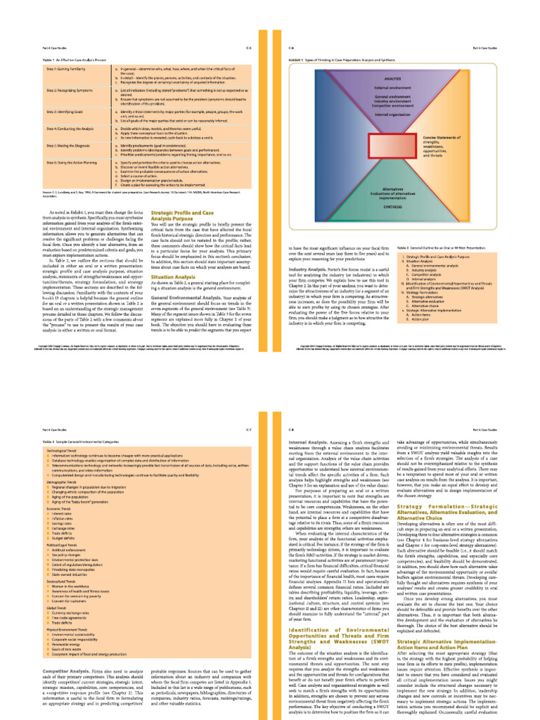 Case Analysis Steps | PDF