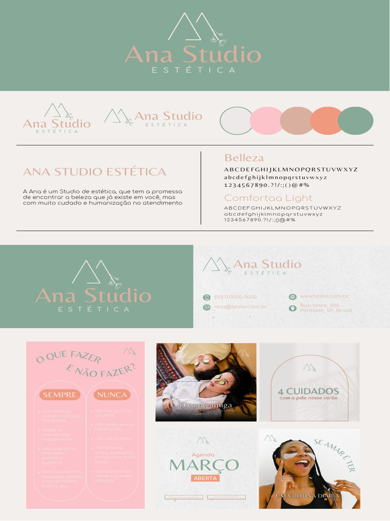 Identidade Visual Ana Studio | PDF