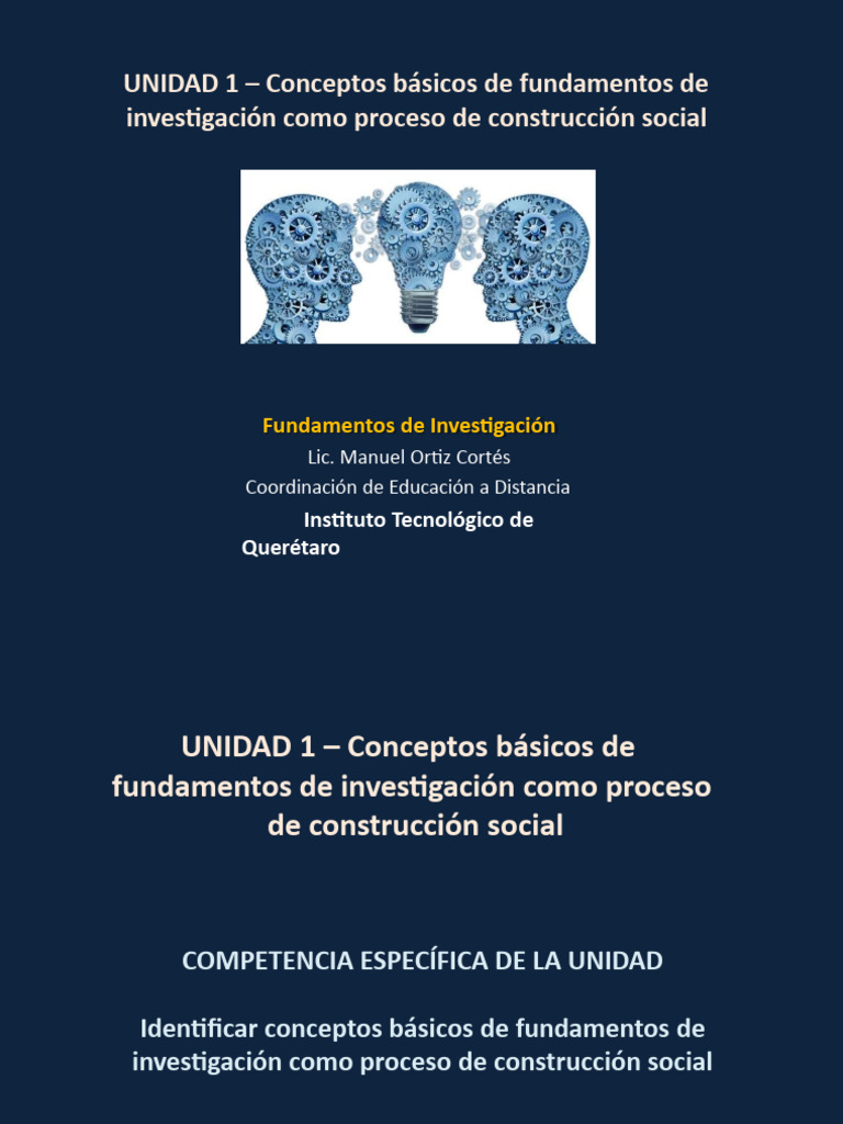 Conceptos Básicos de Fundamentos de Investigacion | PDF | Conocimiento | Método científico