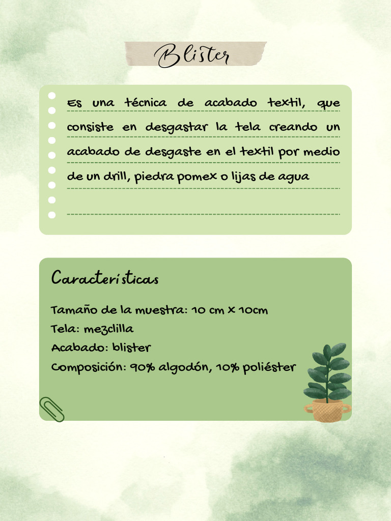 Técnicas de Acabado Textil en Mezclilla | PDF