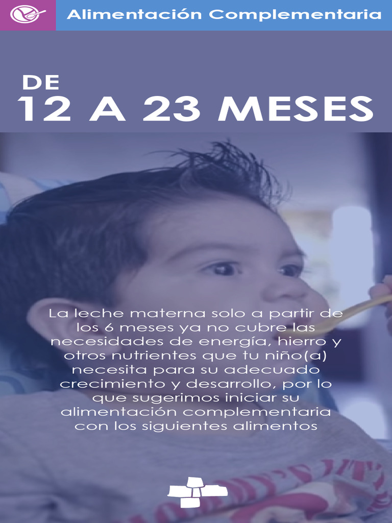 Alimentacion Complementaria 12 Meses | PDF | Alimentos | ensalada