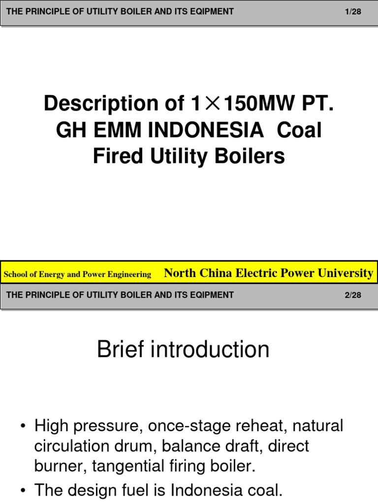 02-150MW Coal fired utility boiler | Download Free PDF | Boiler | Pipe ...