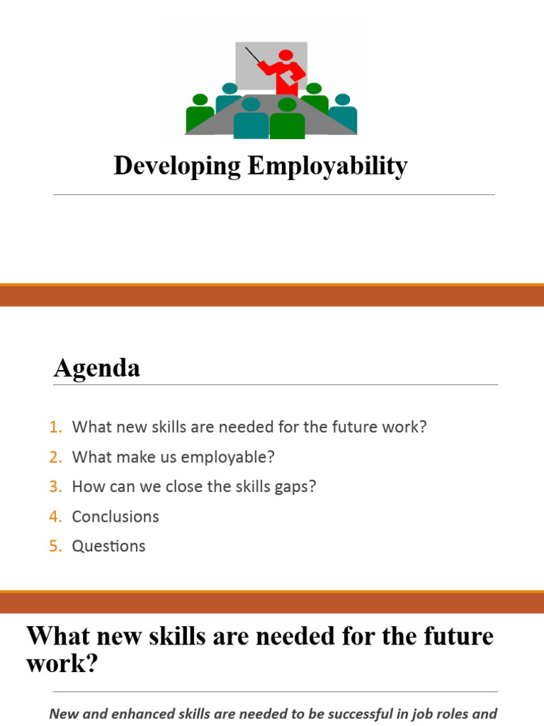 Developing Employability | PDF | Career & Growth | Business