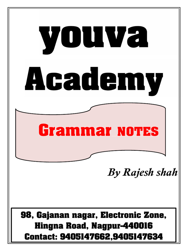 Full English Grammar | PDF | Verb | Part Of Speech