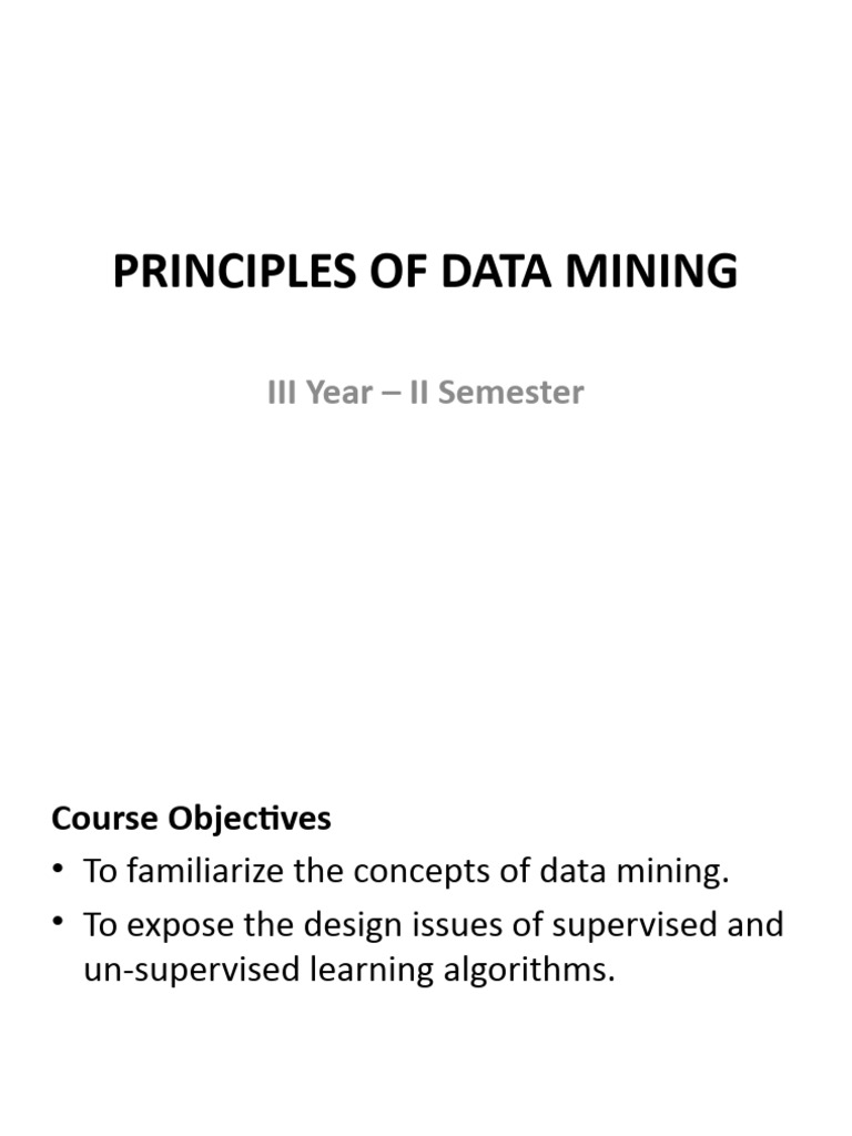 R21 DM Unit1 | PDF | Data Mining | Level Of Measurement