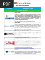 Tesauro UNESCO: Términos Multidisciplinarios | PDF