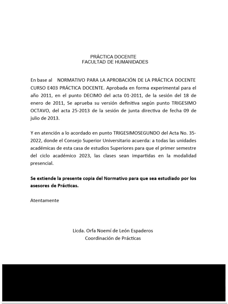 Normativo Practica Docente | PDF | Maestros | Enseñando