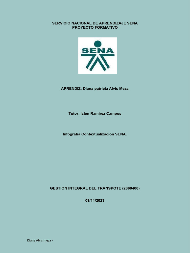 Infografia Sena | PDF