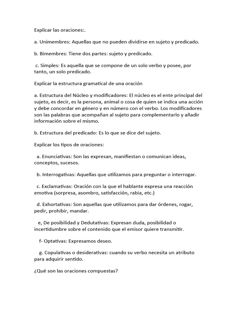 Ederson Canales Español | PDF | Predicado (Gramática) | Verbo