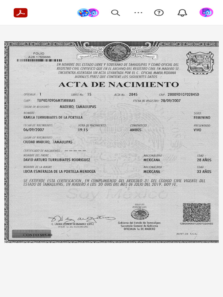 acta de nac kamila.pdf(Review) - Adobe cloud storage | PDF acta de nac kamila.pdf(Review) - Adobe cloud storage | PDF