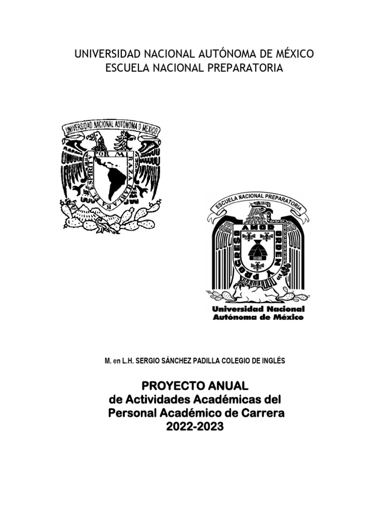 Sergio SP - Proyecto Anual de Actividades 22-23 | PDF | Maestros | Evaluación