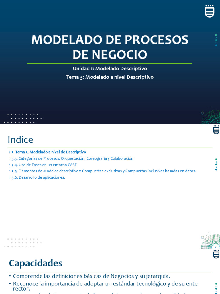 PPT 2022 00 U01 T03 II Modelado de Procesos de Negocio (2389) | PDF | Procesos de negocio | Business