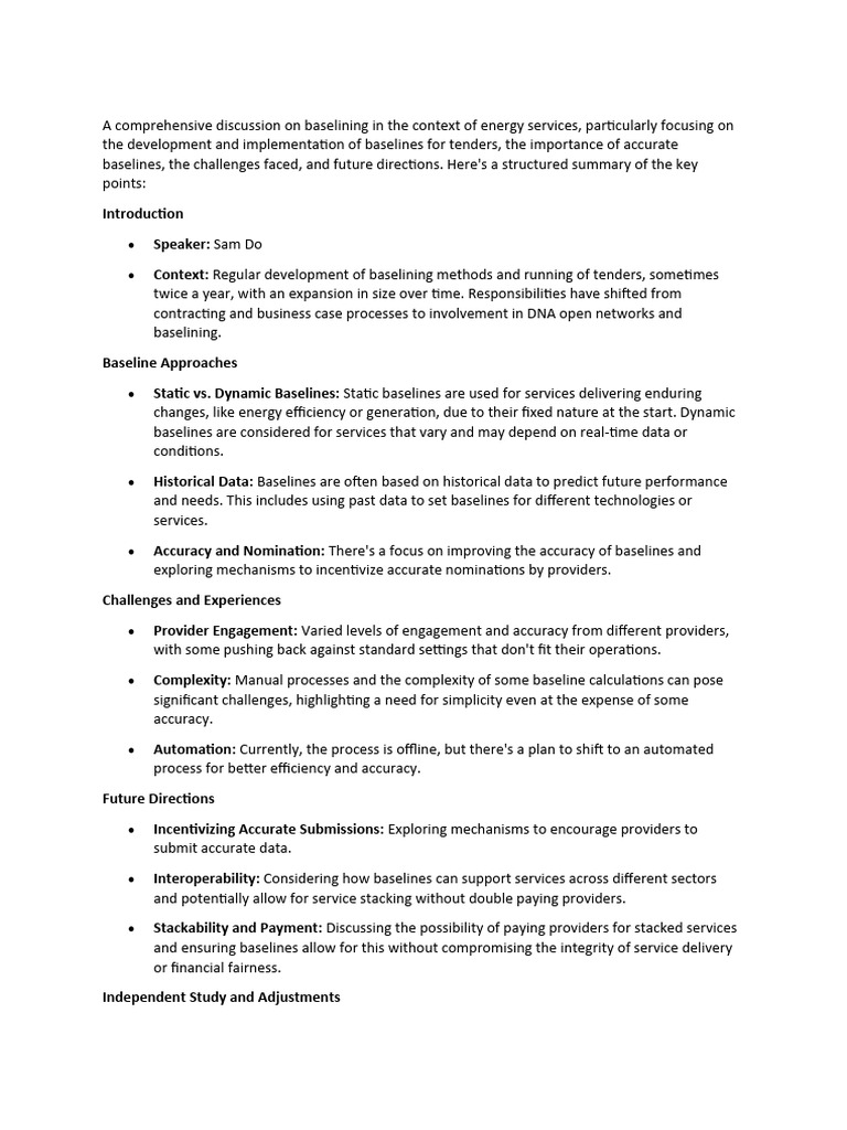 UKPN - ESBN Baselining Notes | PDF | Accuracy And Precision | Automation