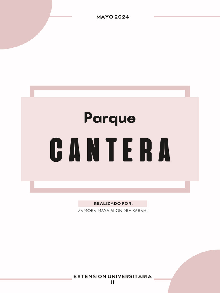CANTERA (1) | PDF