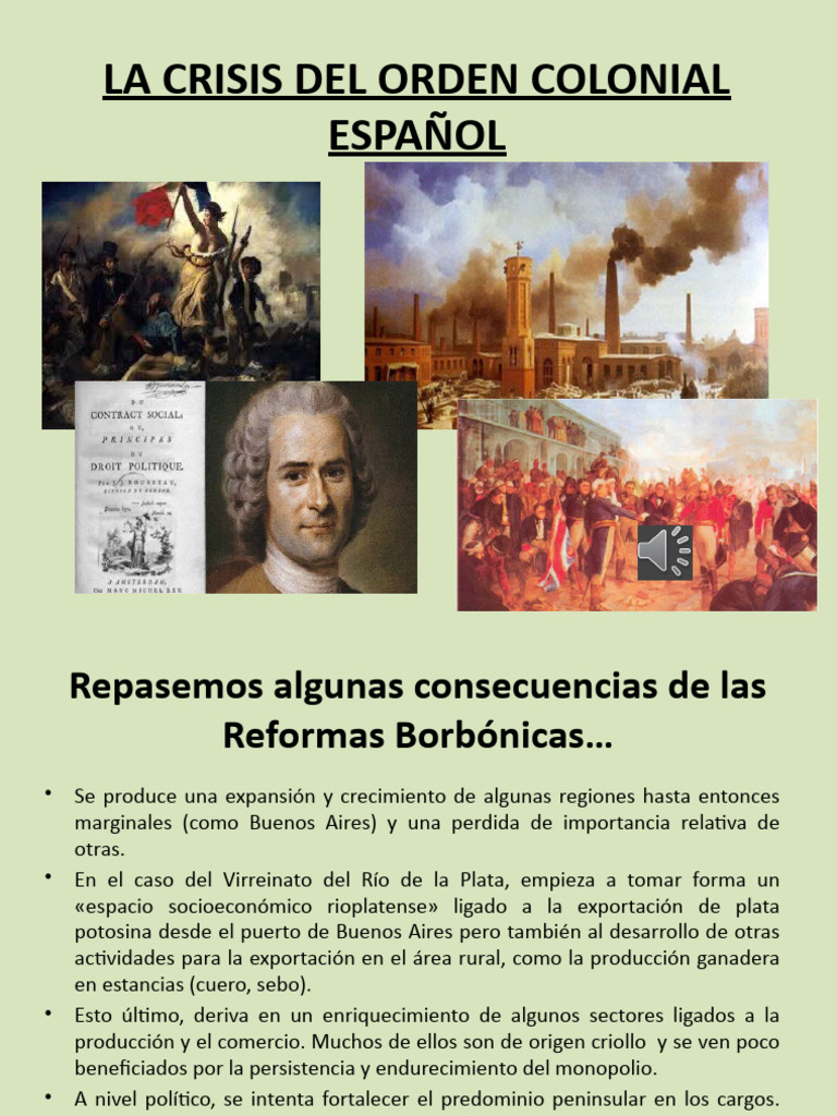 Crisis orden colonial XIX | Descargar gratis PDF | Era de iluminacion
