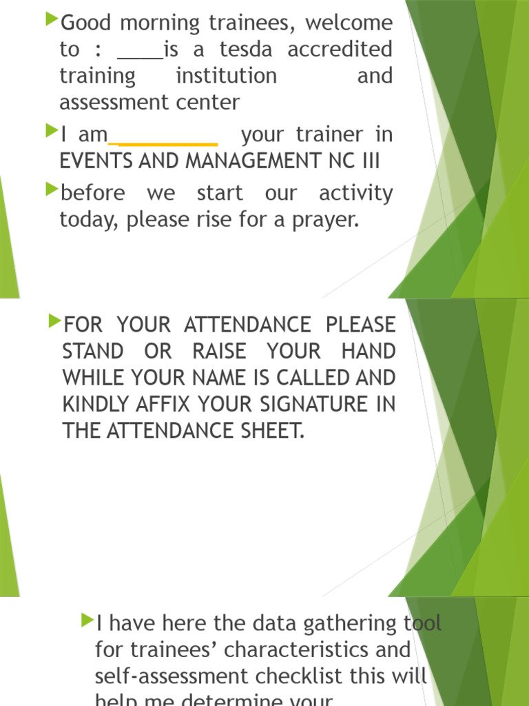 TM 1 Facilitate Demo | PDF | Learning | Knowledge