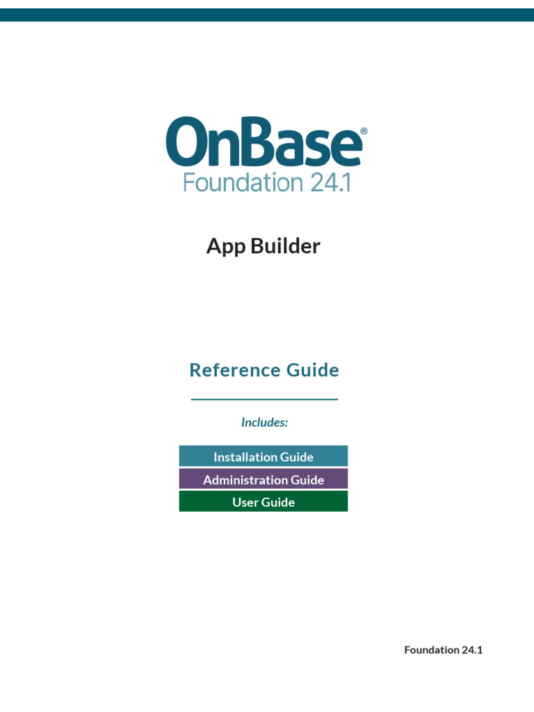 AppBuilder 24.1 | PDF | Application Software | World Wide Web