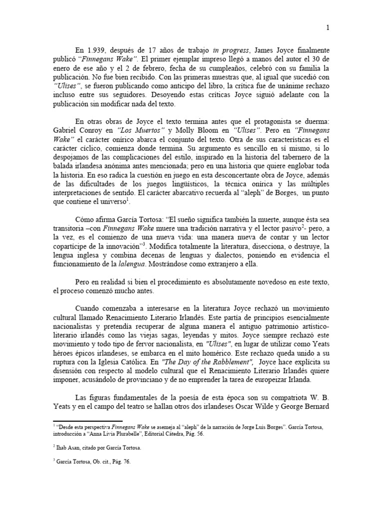 El Exilio Del Escritor (JCM) | PDF | James Joyce | Henrik Ibsen