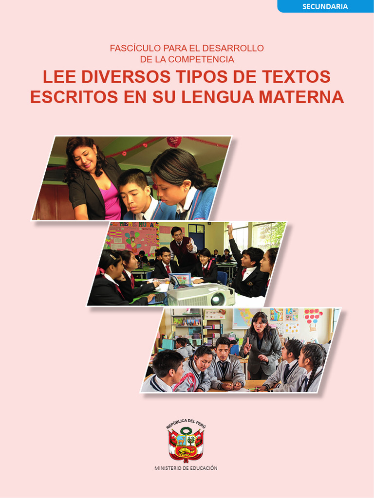 Fascículo para El Desarrollo de La Competencia Lee Diversos Tipos de Textos Escritos en Su ...