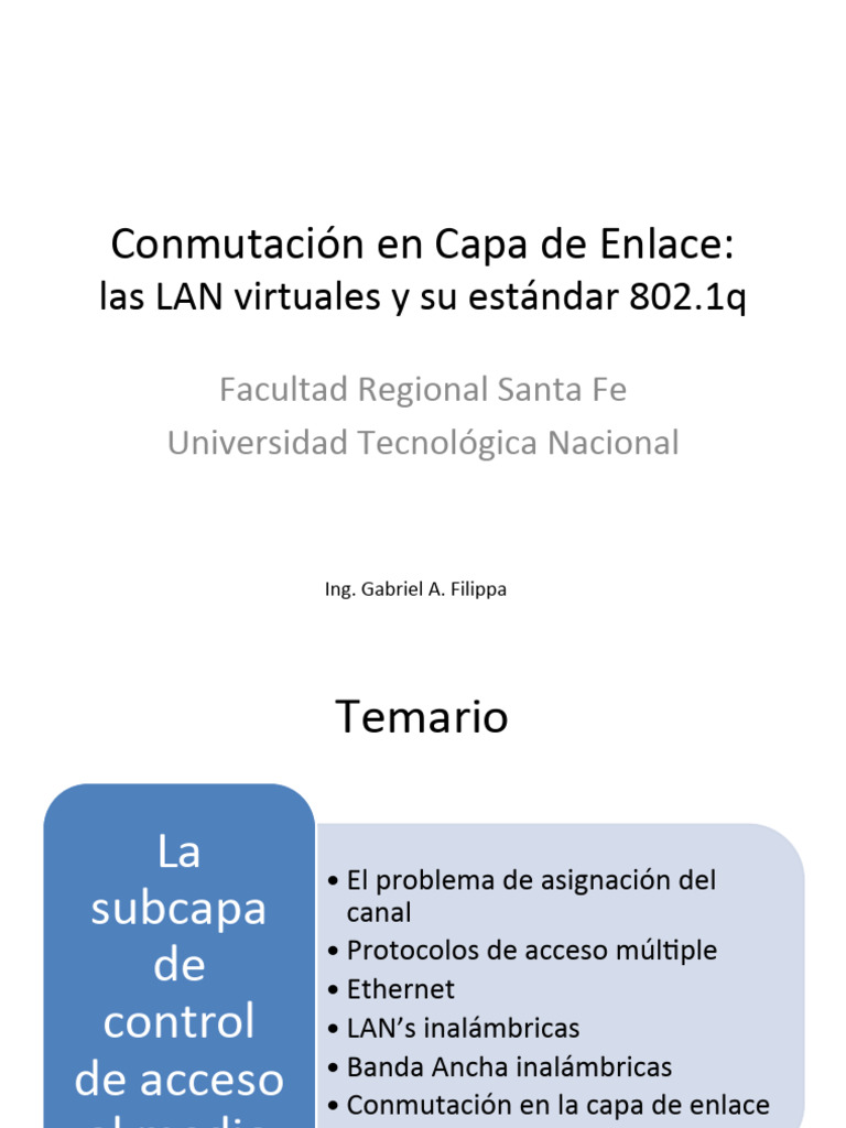 Sem-Conmutación Capa de Enlace | PDF | Conmutador de red | Informática