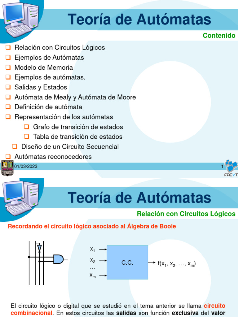 Teoría de Autómatas y Circuitos Lógicos | PDF | Red eléctrica