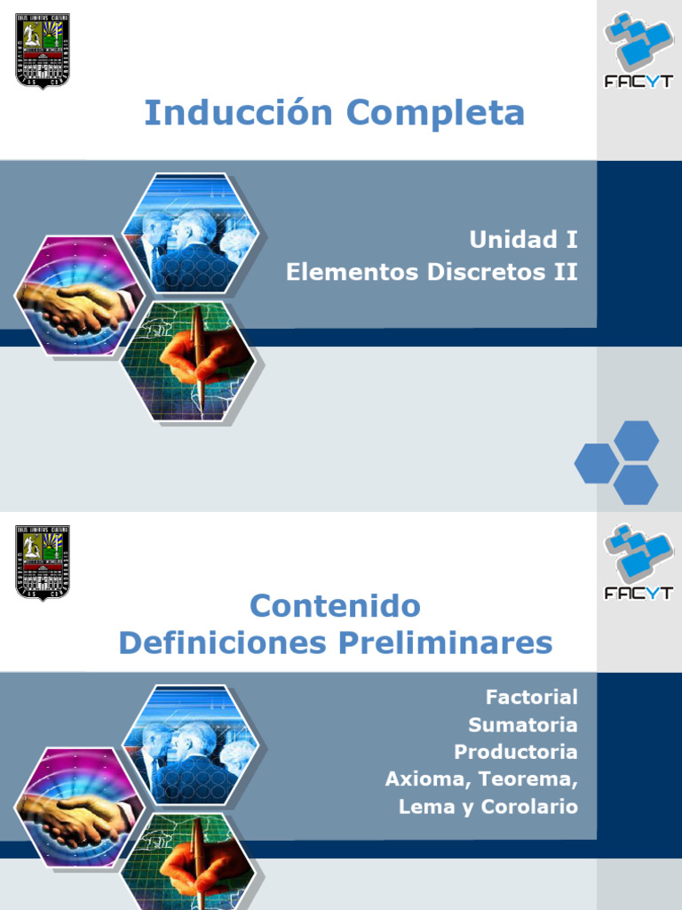 Clase 1 - Inducción Completa | PDF | Teorema | Axioma