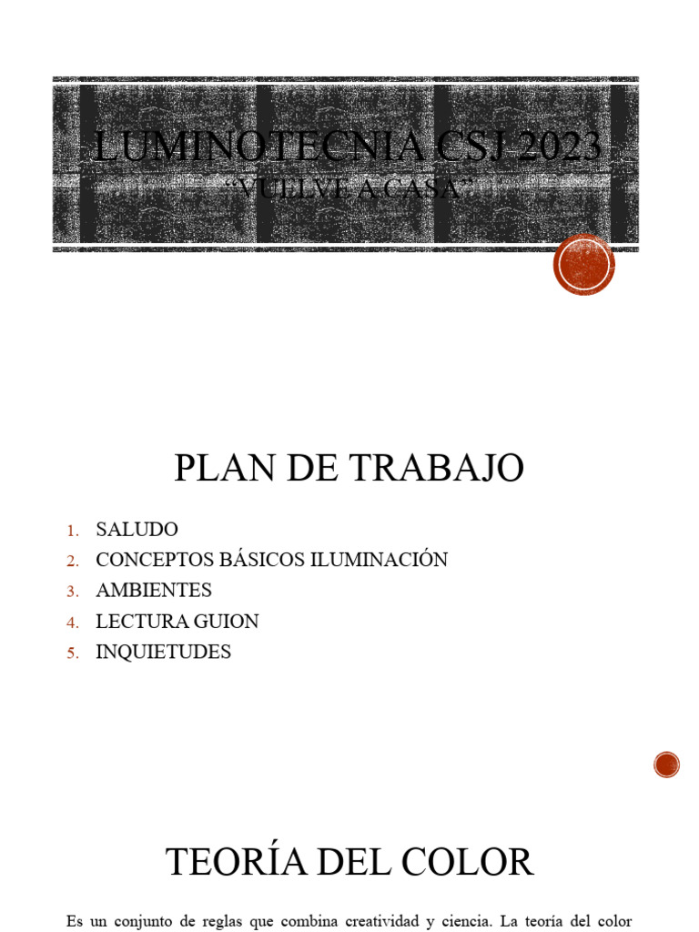 Luminotecnia CSJ 2023 | PDF