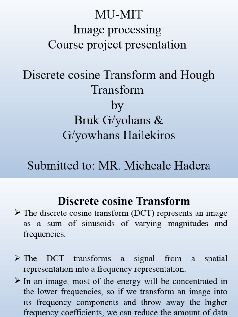 Group 10 Presentation | PDF | Data Compression | Matrix (Mathematics)