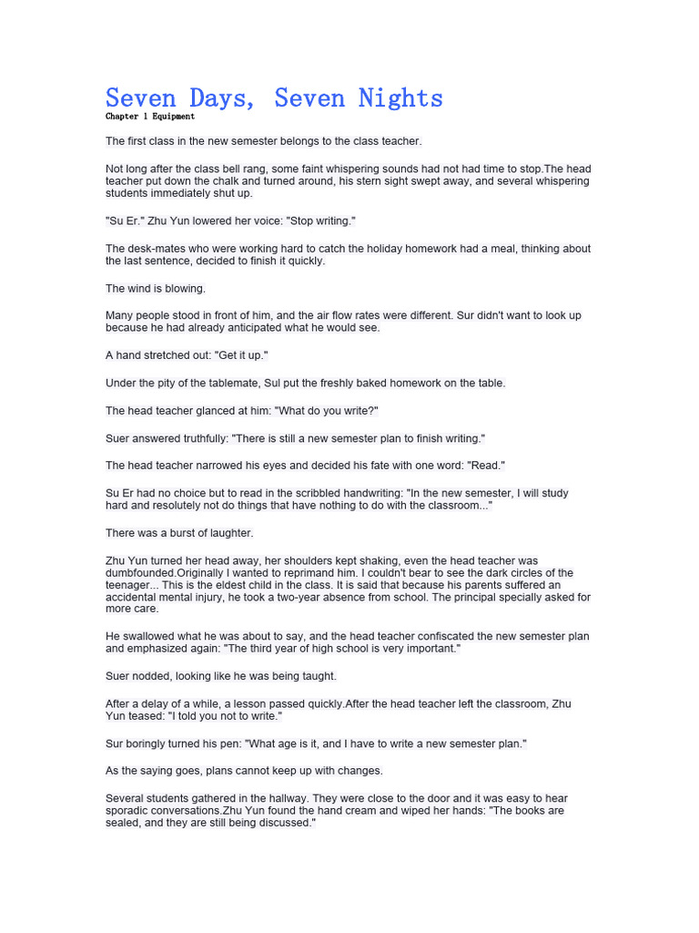 High School Mystery Unveiled | PDF | Poetry