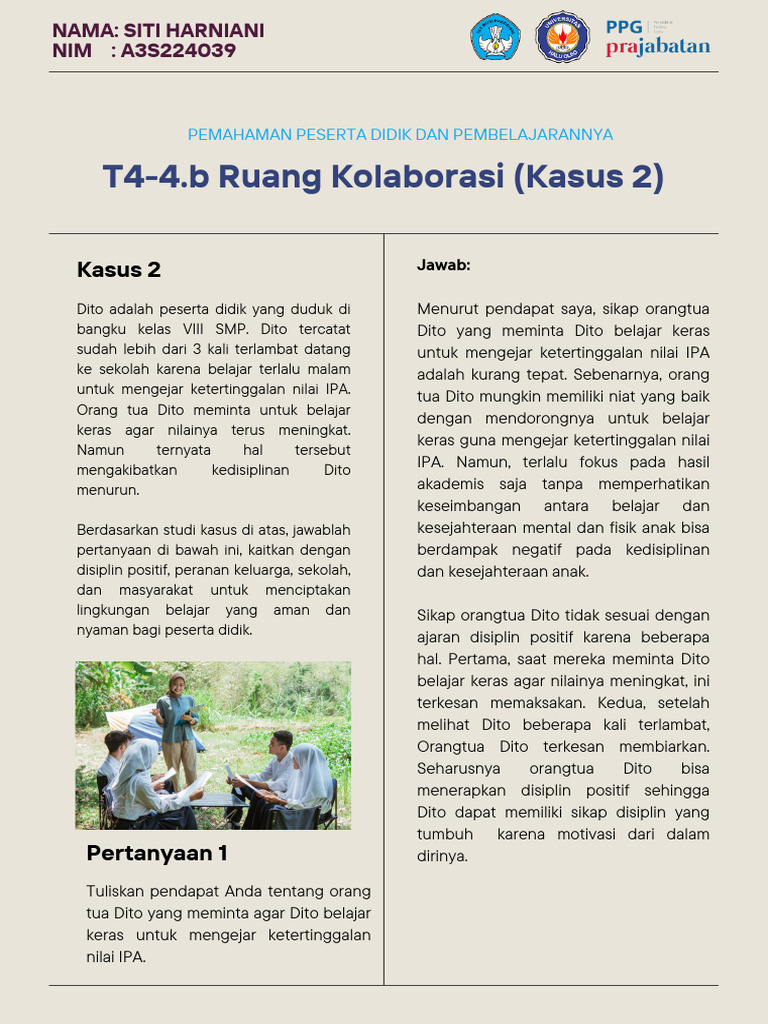 T-4 PPDP Ruang Kolab 2 | PDF | Karier & Perkembangan | Pengembangan Diri