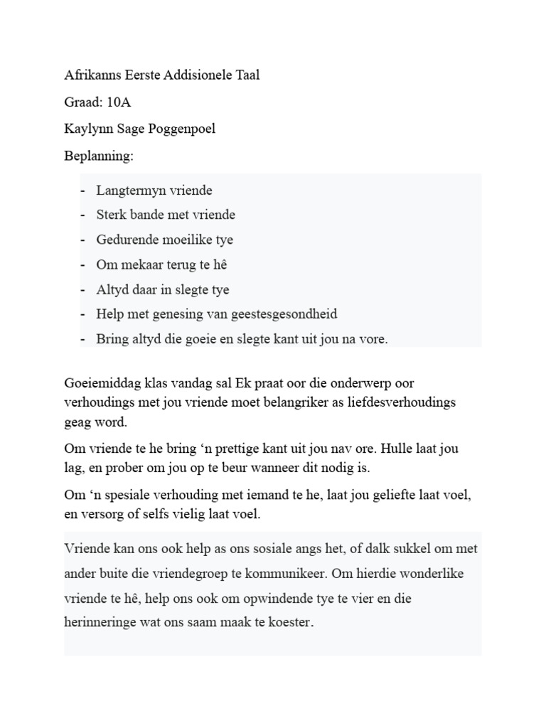 Afrikaans | PDF