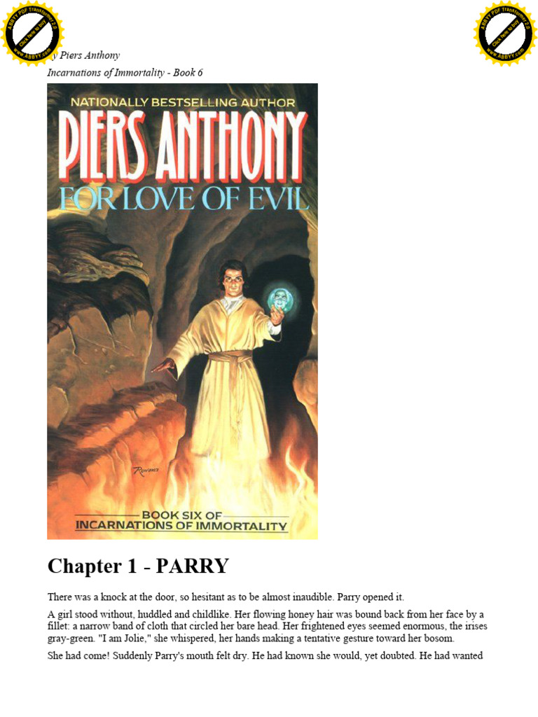 Piers, Anthony - Incarnations of Immortality 06 - Piers, Anthony | PDF
