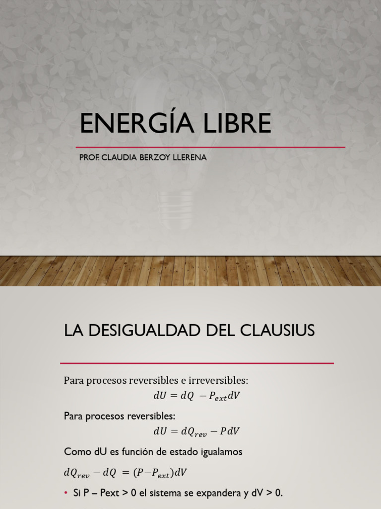 Energía Libre de Gibss 2023 | PDF | Energía libre de Gibbs | Química